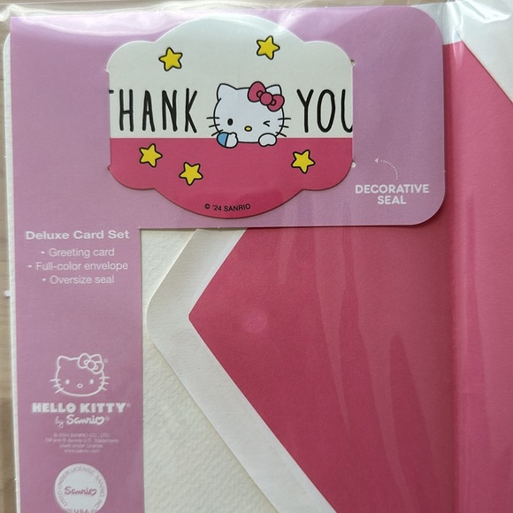 Hello Kitty | Party Supplies | Hello Kitty Teacher Card | Poshmark